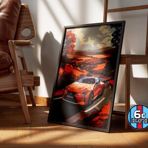 Lexus Poster | LC500 Poster #5260.4 | JDM Wall Decor | JDM Art ...