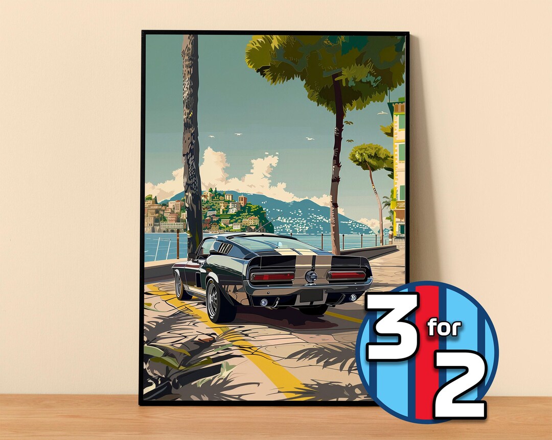 Ford Poster | Mustang Shelby GT500 Poster #9301.1 | Ford Wall Decor ...