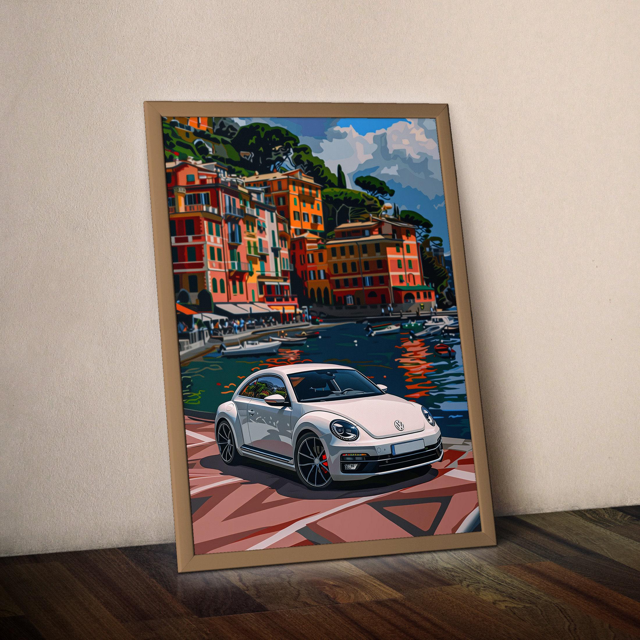 Volkswagen Poster | Beetle R Line Poster #9021.1 | VW Wall Decor | VW ...