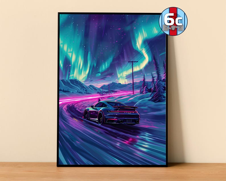 Set of 3 German Supercars Posters #S802 | Mercedes AMG GT R, Porsche ...
