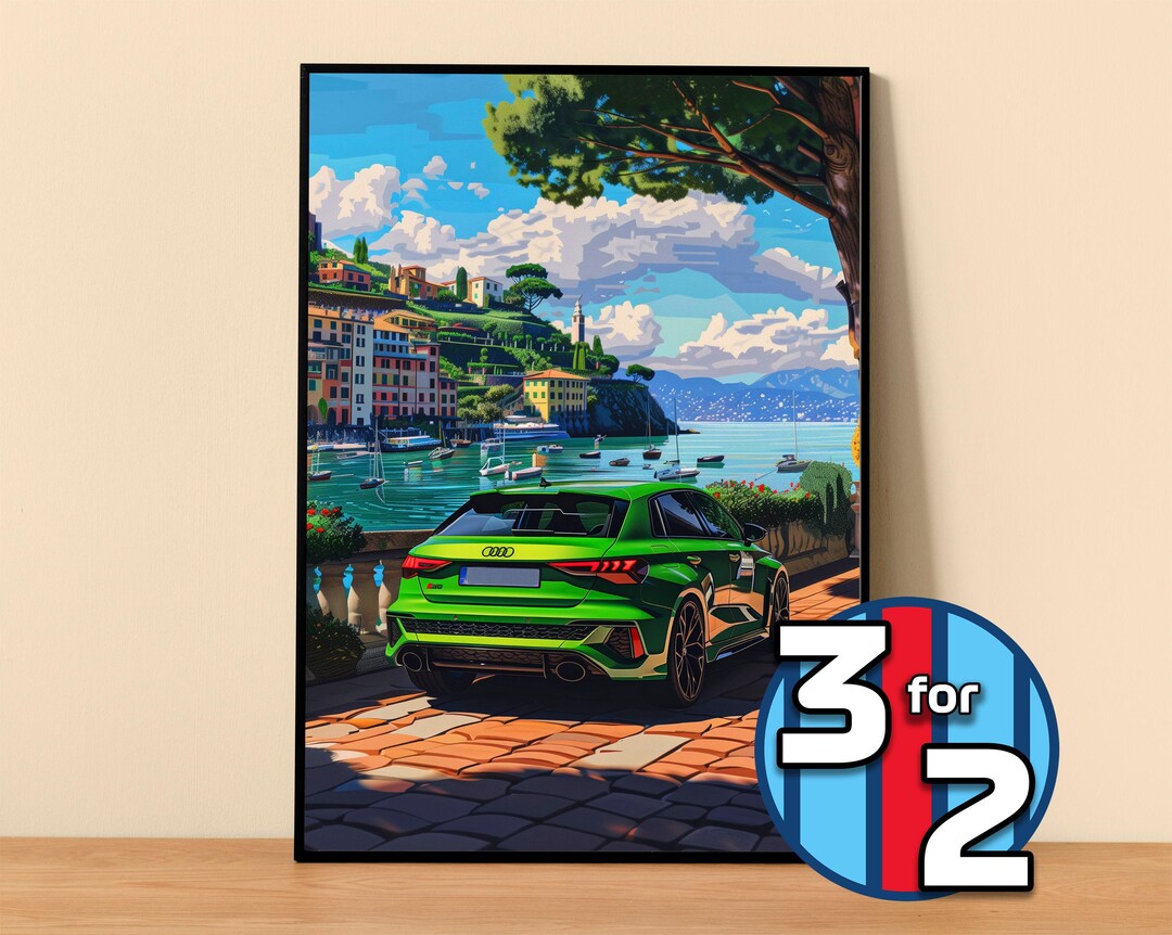 Audi Poster | RS3 Sportback Poster #9033.1 | Audi Wall Decor | Audi Art ...
