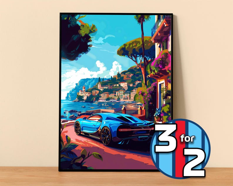 Bugatti Poster | Chiron Poster #9500.0 | Bugatti Wall Decor | Bugatti ...