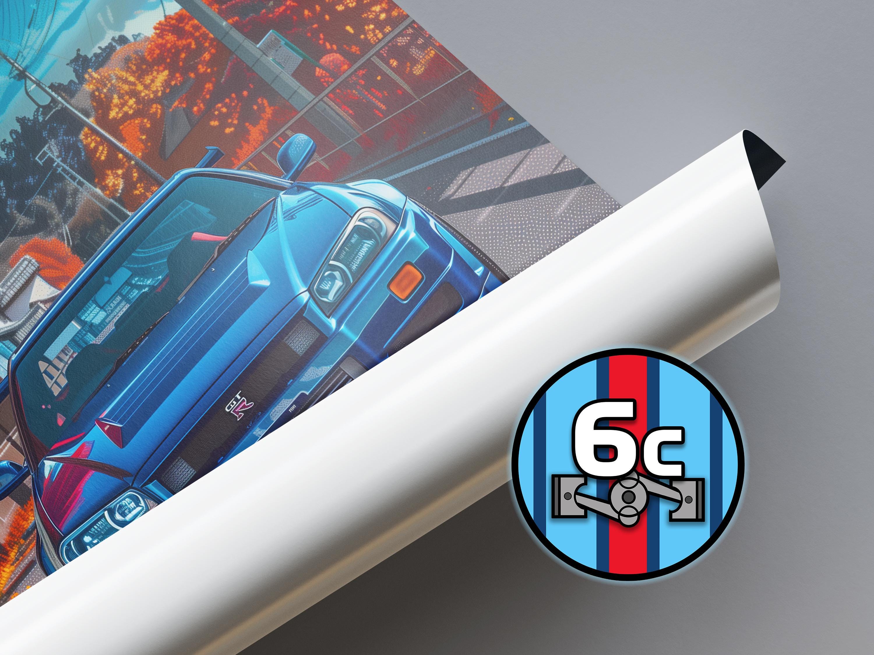 Nissan Poster | Skyline GT-R R34 Poster #5200.0 | JDM Wall Decor | JDM ...