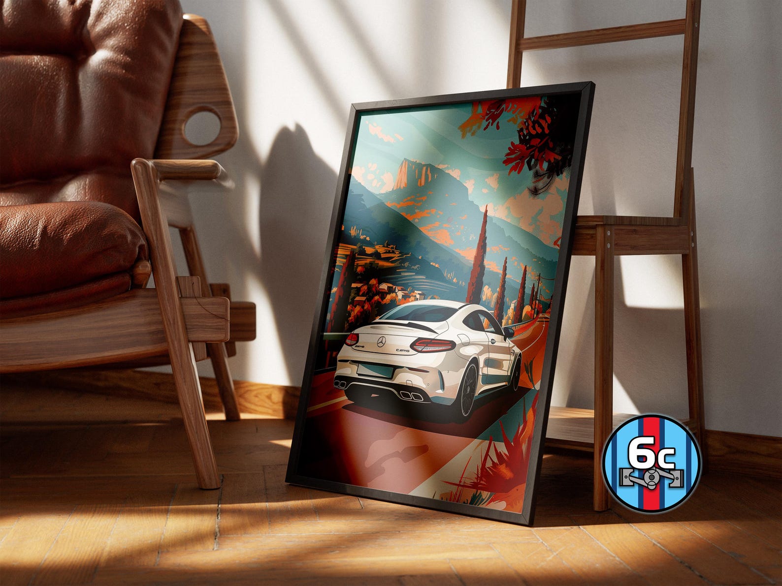 Mercedes Poster | C63 S AMG Poster #5001.6 | Mercedes Wall Decor ...