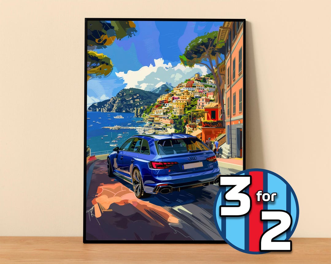 Audi Poster | RS4 Avant Poster #9034.0 | Audi Wall Decor | Audi Art ...