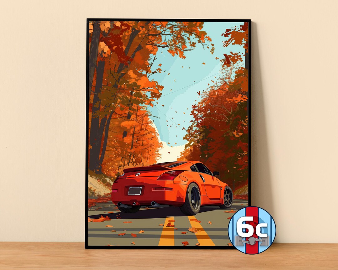 Nissan Poster | 350Z Poster #5201.1 | JDM Wall Decor | JDM Art ...