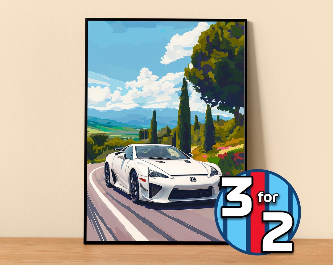 Lexus Poster | Lexus LFA Poster #5261.4 | JDM Wall Decor | JDM Art ...