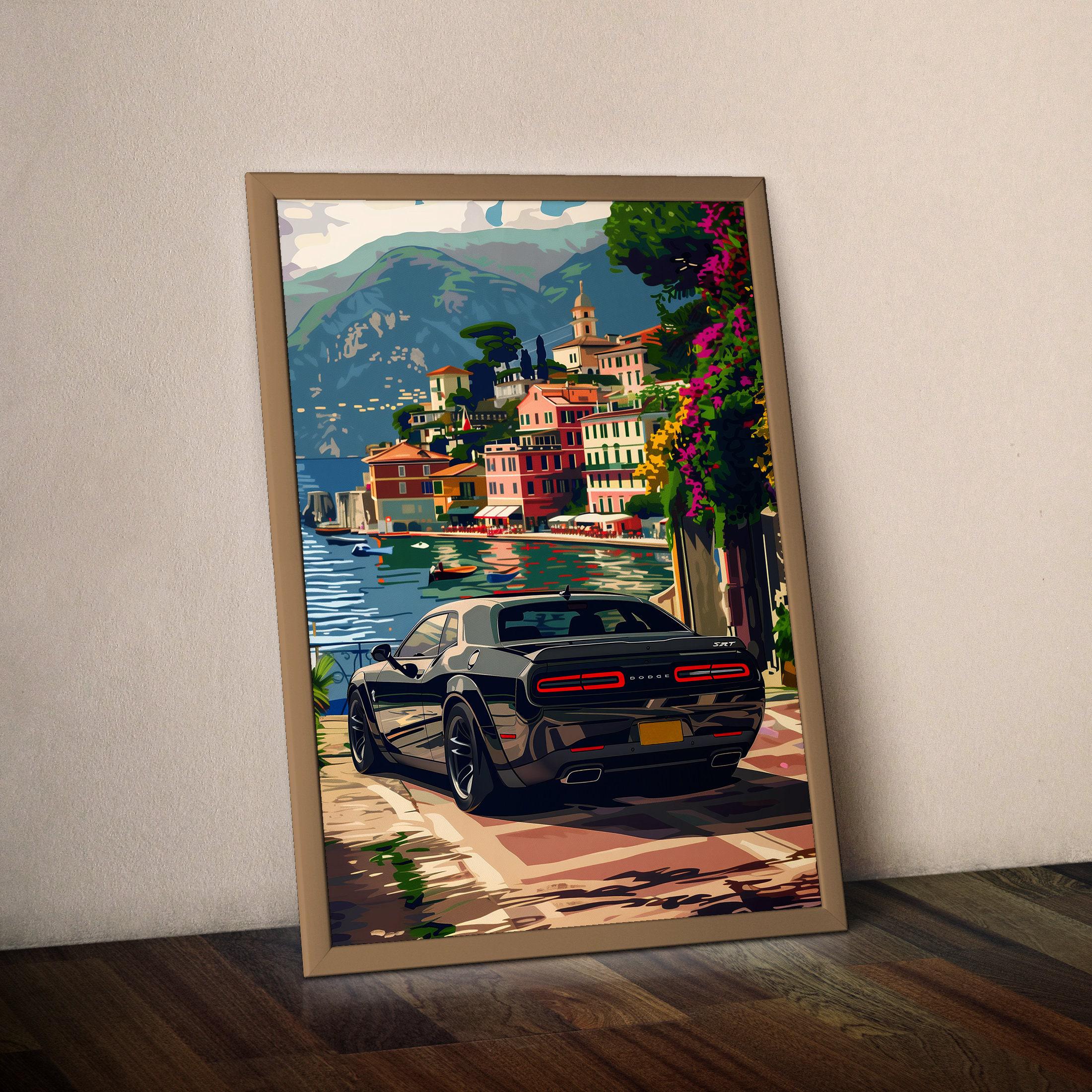 Dodge Poster | Challenger SRT Hellcat Poster #9310.1 | Dodge Wall Decor ...