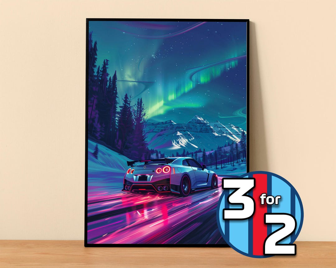 Nissan Poster | GT-R R35 Poster #8200.1 | JDM Wall Decor | JDM Art ...