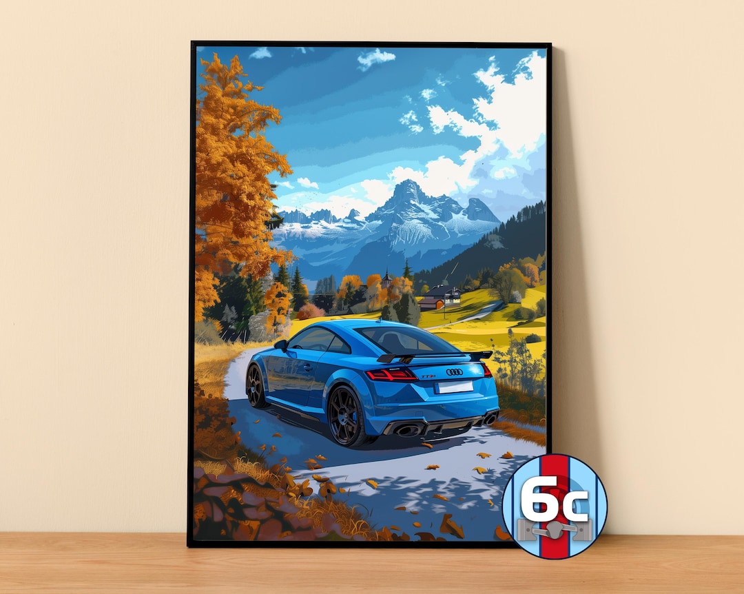 Audi Poster | TT RS Poster #5031.0 | Audi Wall Decor | Audi Art ...