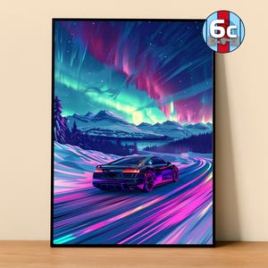 Set of 3 German Supercars Posters #S802 | Mercedes AMG GT R, Porsche ...