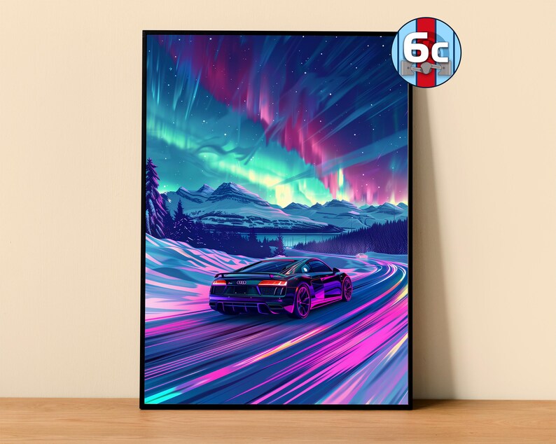 Set of 3 German Supercars Posters #S802 | Mercedes AMG GT R, Porsche ...