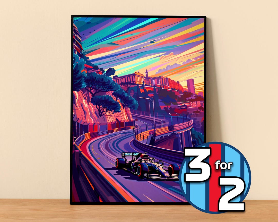 Mercedes AMG F1 Poster #F1206 | Mercedes AMG Petronas Print | F1 Poster ...