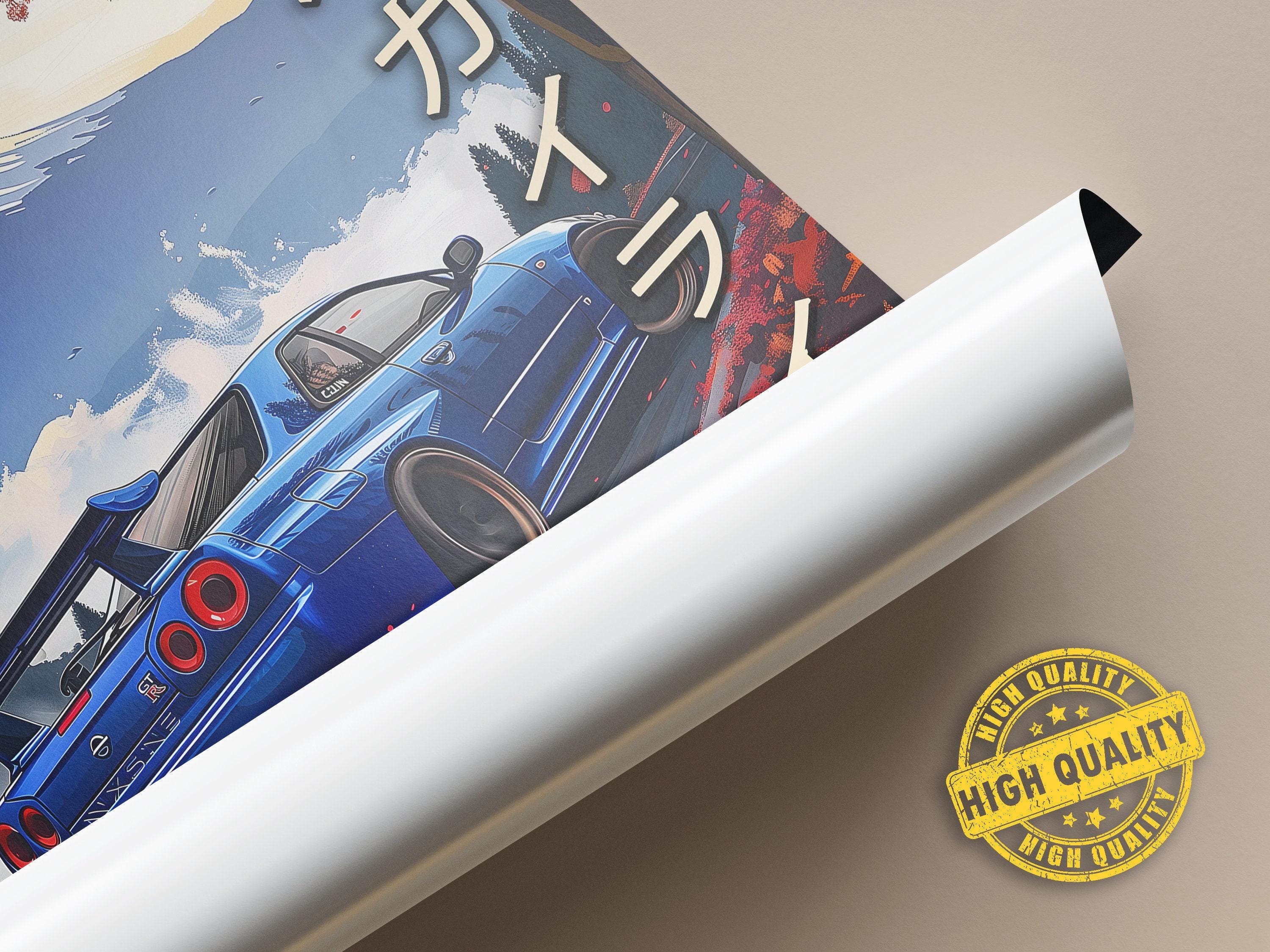 Nissan Poster | Skyline GT-R R34 Poster #7200.0 | JDM Wall Decor | JDM ...