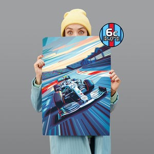 Mercedes AMG F1 Poster #F1200 | Mercedes AMG Petronas Print | F1 Poster ...