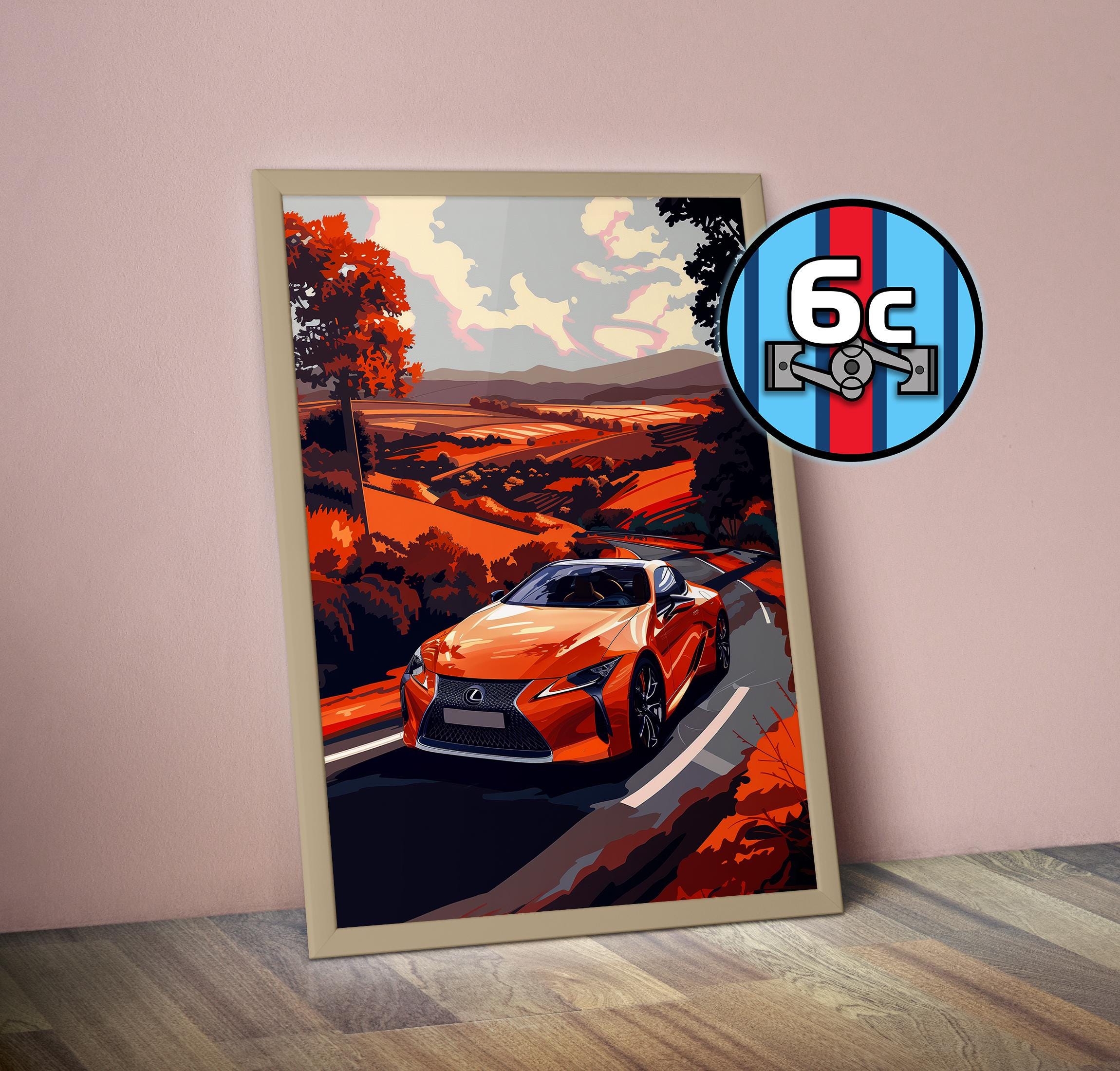 Lexus Poster | LC500 Poster #5260.4 | JDM Wall Decor | JDM Art ...