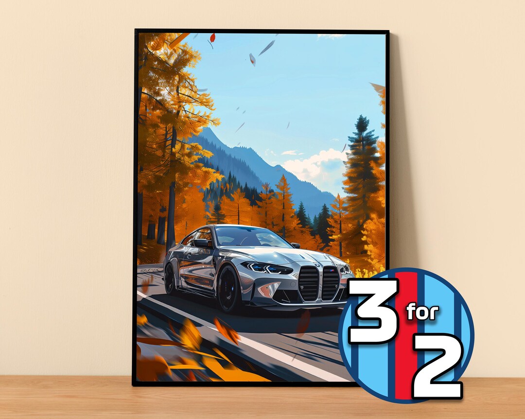 BMW Poster | M4 Competition G82 Poster #5014.2 | BMW Wall Decor | BMW ...