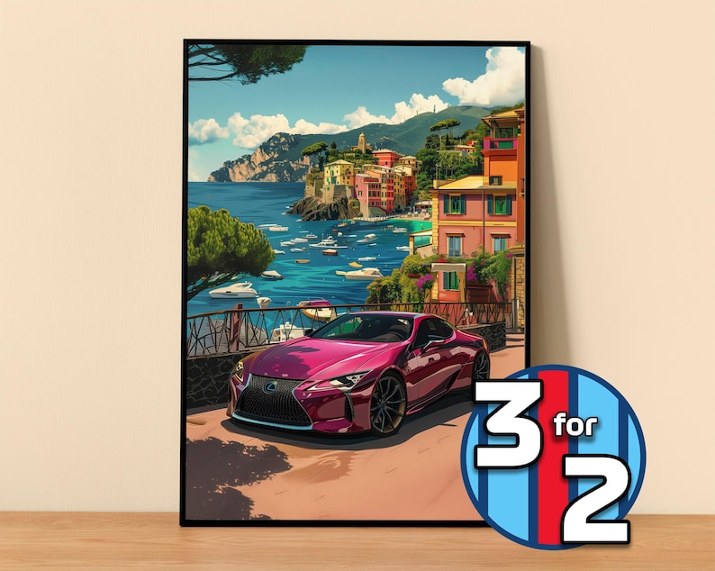 Lexus Poster | LC500 Poster #9260.1 | JDM Wall Decor | JDM Art ...