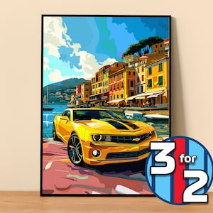 Chevrolet Poster | Camaro SS Poster #9321.1 | Chevrolet Wall Decor ...