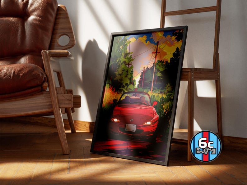 Mazda Poster | Miata MX-5 NA Poster #5251.1 | JDM Wall Decor | Jdm Art ...