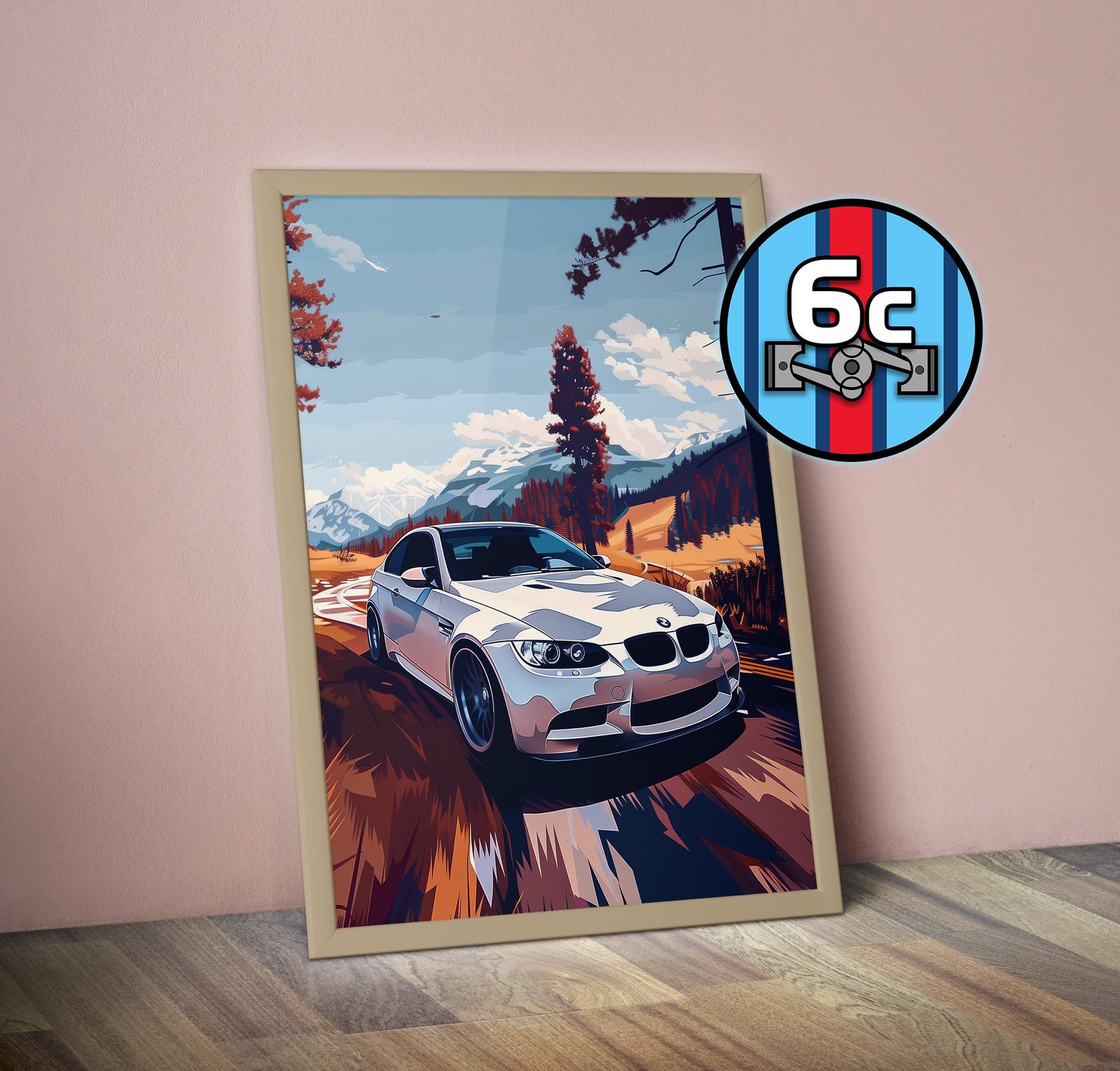 BMW Poster | M3 E92 Poster #5013.23 | BMW Wall Decor | BMW Art ...