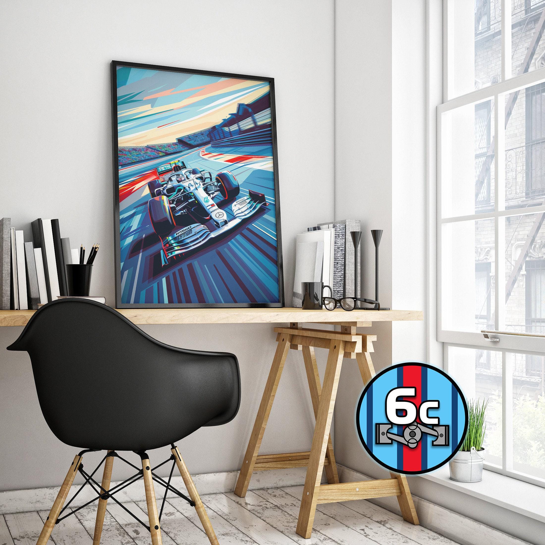 Mercedes AMG F1 Poster #F1200 | Mercedes AMG Petronas Print | F1 Poster ...