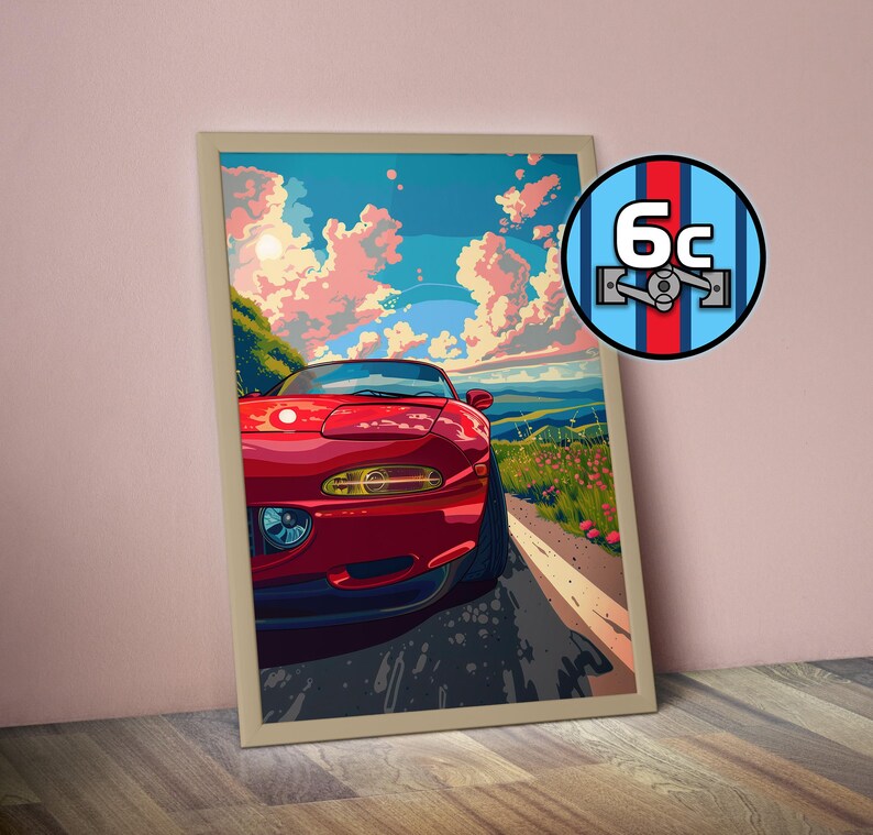 Mazda Poster | Miata MX-5 NA Poster #5251.2 | JDM Wall Decor | Jdm Art ...