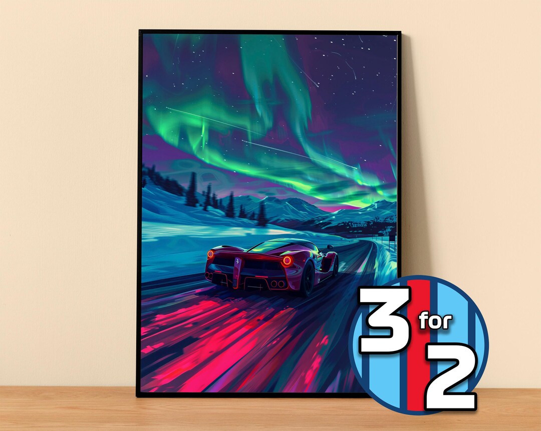 Ferrari Poster | Laferrari Poster #8100.0 | Ferrari Wall Decor ...