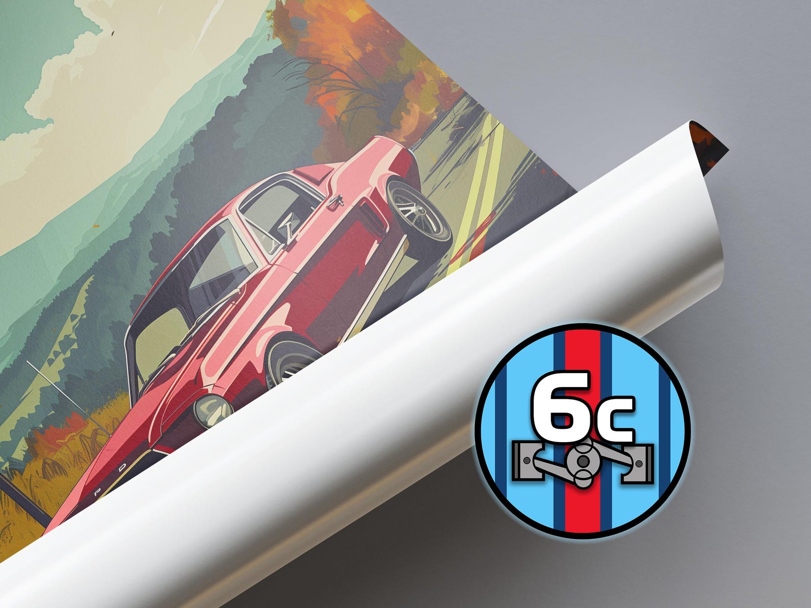 Ford Poster | Mustang Fastback Poster #5301.0 | Ford Wall Decor | Ford ...