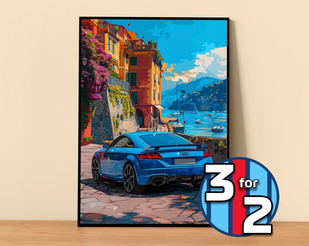 Audi Poster | TT RS Poster #9031.1 | Audi Wall Decor | Audi Art ...
