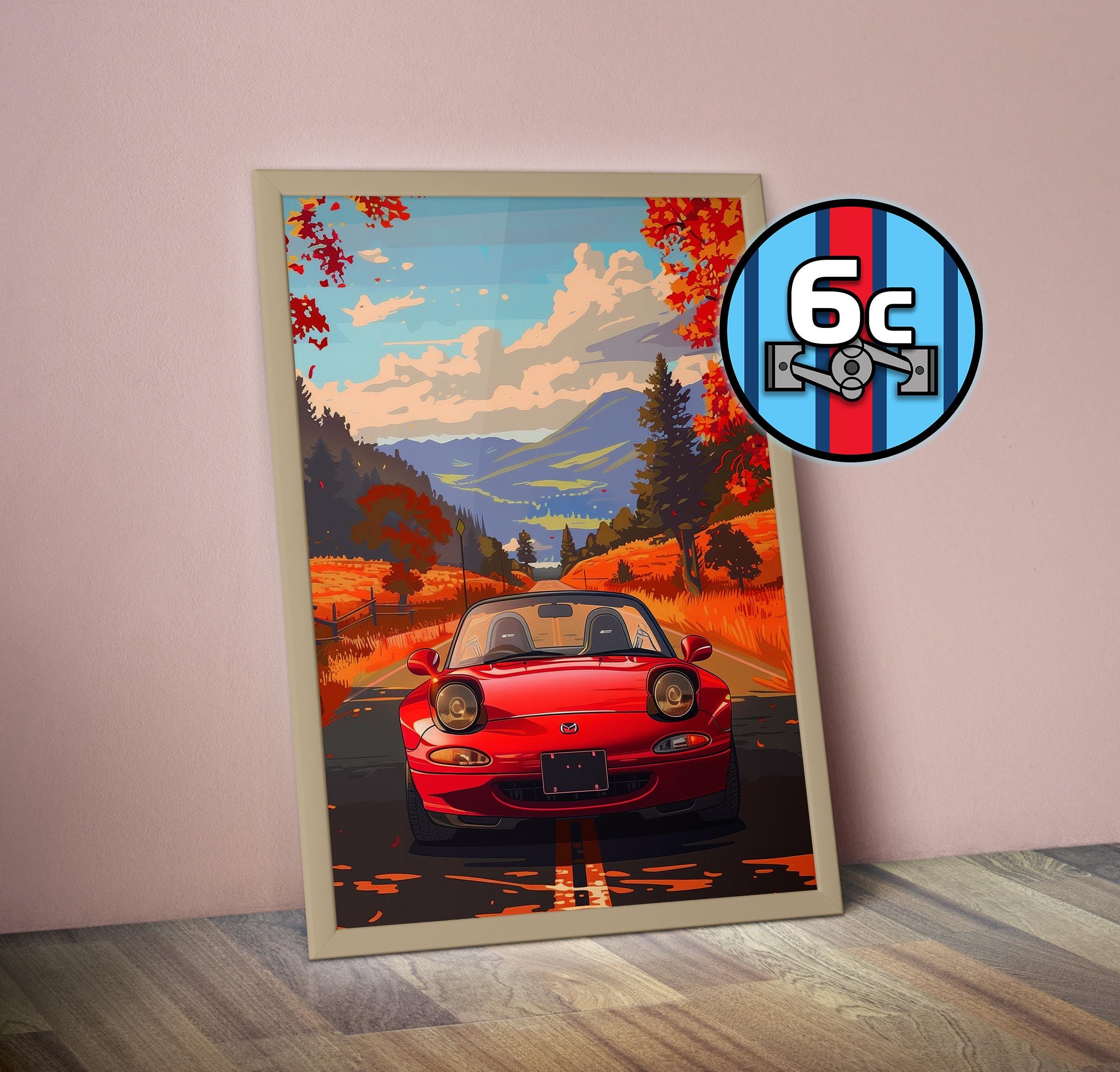 Mazda Poster | Miata MX-5 NA Poster #5251.0 | JDM Wall Decor | Jdm Art ...