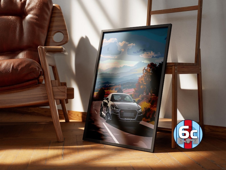 Audi Poster | TT RS Poster #5031.1 | Audi Wall Decor | Audi Art ...