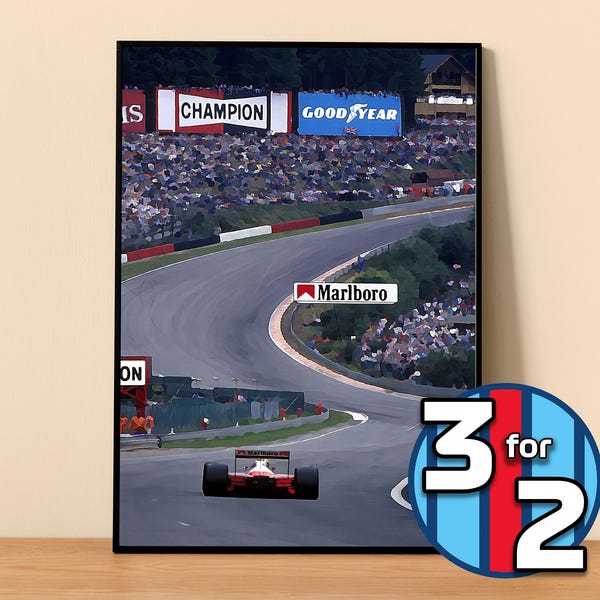 Ferrari Poster Print Abu Dhabi GP 2019 Yas Marina Print F1 Poster Grand ...