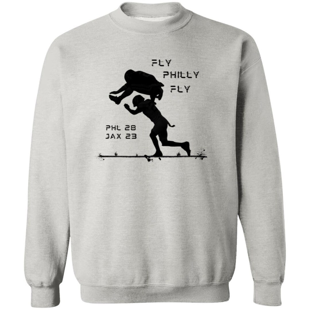 Fly Philly Fly Pullover Sweatshirt- Black - Etsy