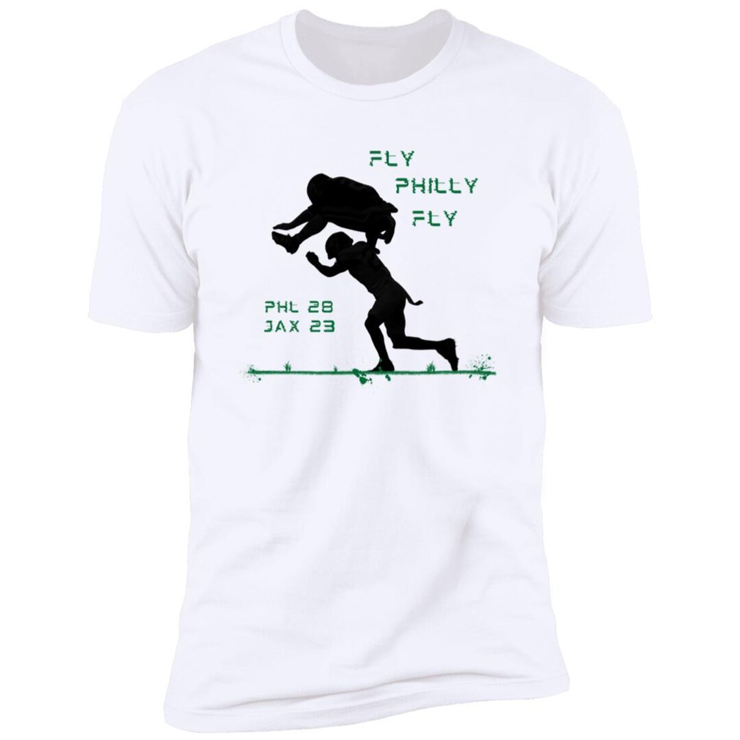 Fly Philly Fly Short Sleeve T-shirt Black and Green - Etsy