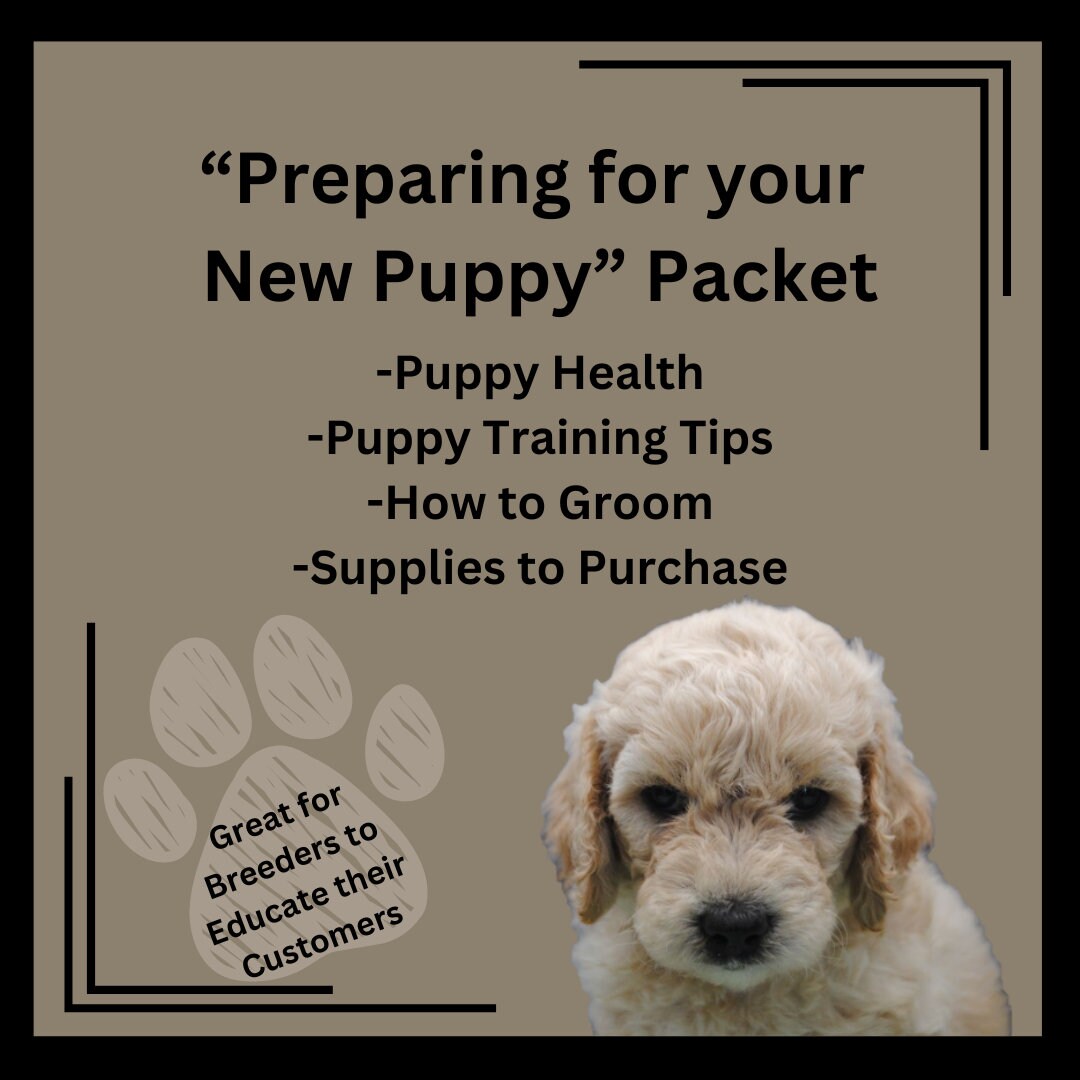 Preparing for Puppy Packet- Helping New Puppy Owners With Training ...