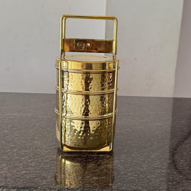 Tiffin Tin Lunch Box - Etsy