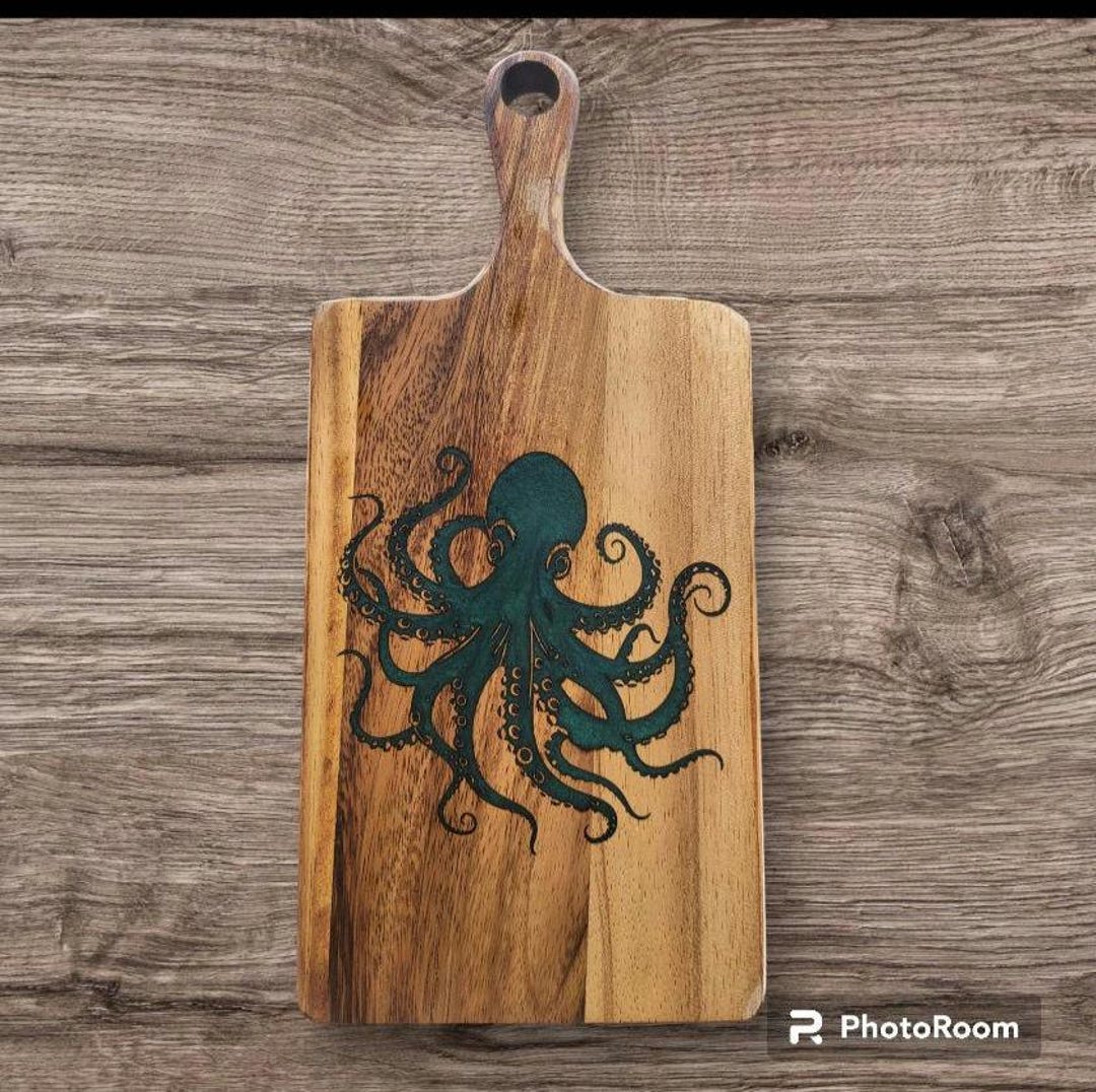 Octopus Cutting Board - Etsy