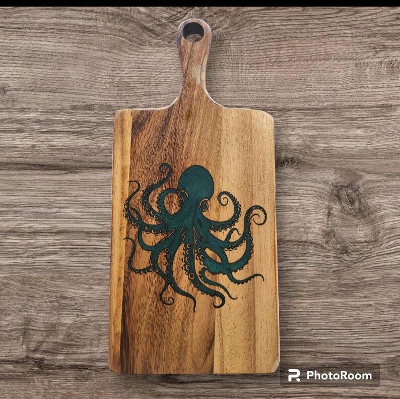 Octopus Cutting Board - Etsy