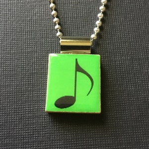 Musical Note Jewelry, Handmade Music-themed Jewelry, Music Scrabble ...