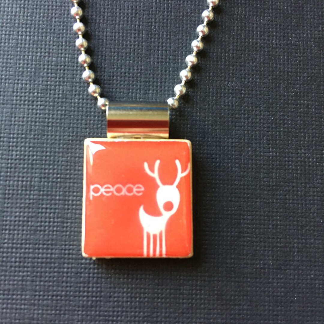 Christmas Reindeer Jewelry, Christmas Jewelry, Holiday Necklace ...