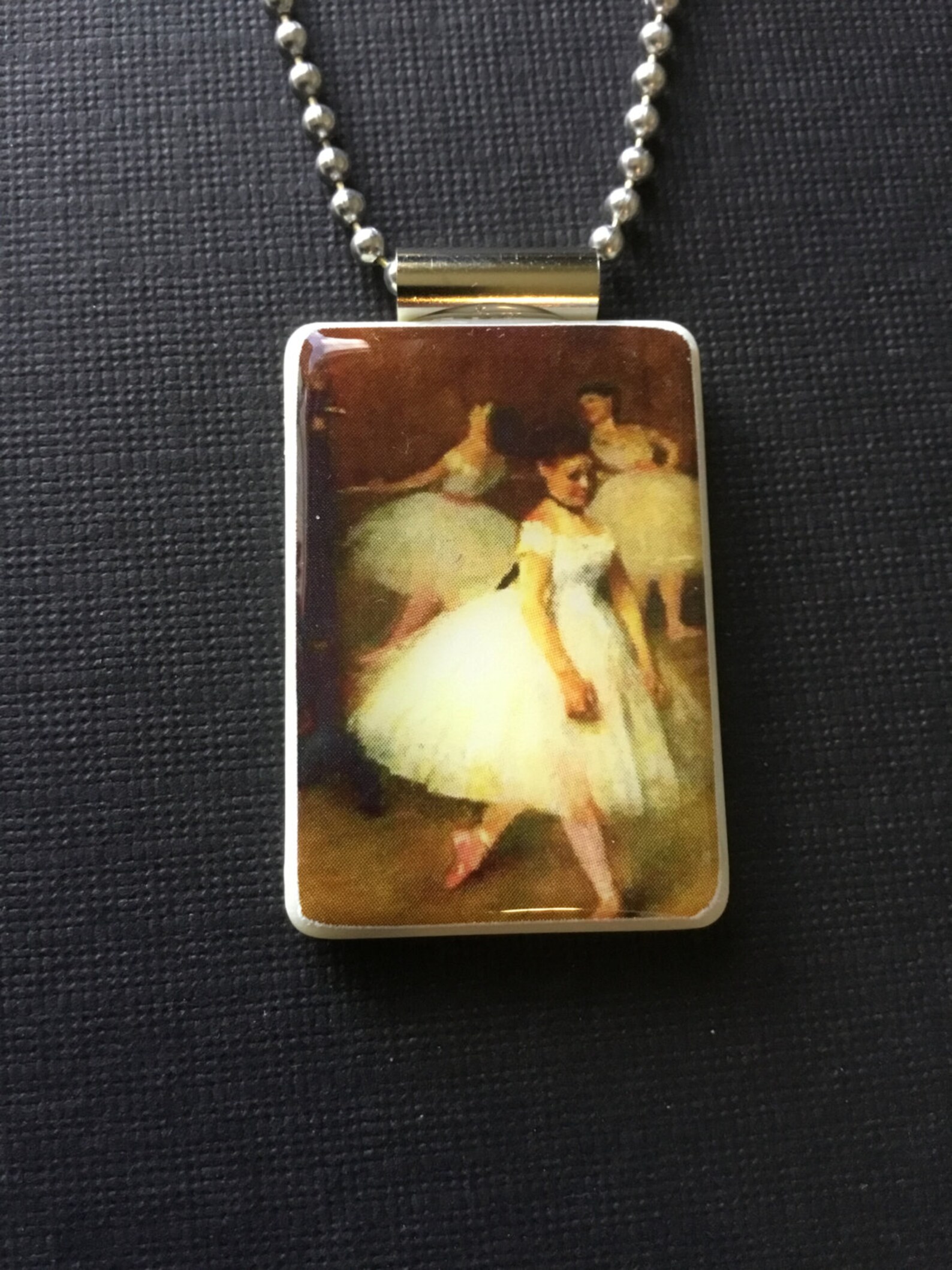 Ballet Themed Jewelry, Dance Theme Jewelry, Ballerina Pendant, Recycled ...