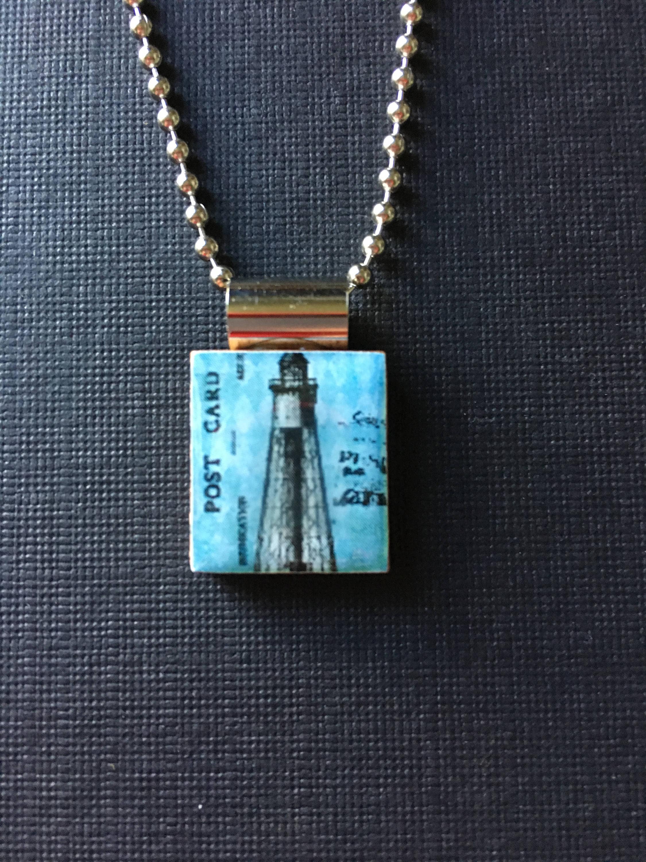 Handmade Lighthouse Jewelry Lighthouse Pendant Recycled - Etsy