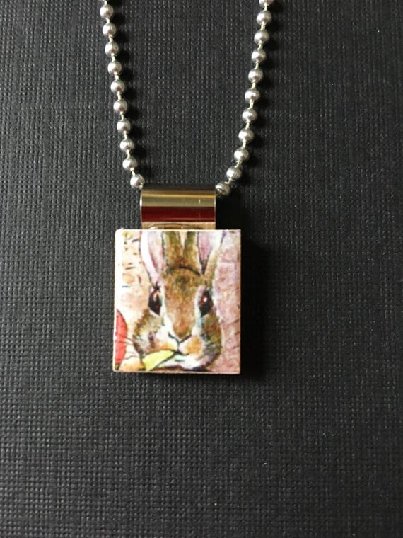 Bunny jewelry Peter Rabbit necklace Beatrix Potter jewelry | Etsy