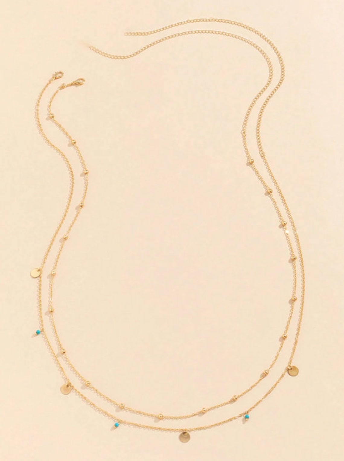 Double Layered Belly Chain S Body Jewellery Holiday Accessories ...