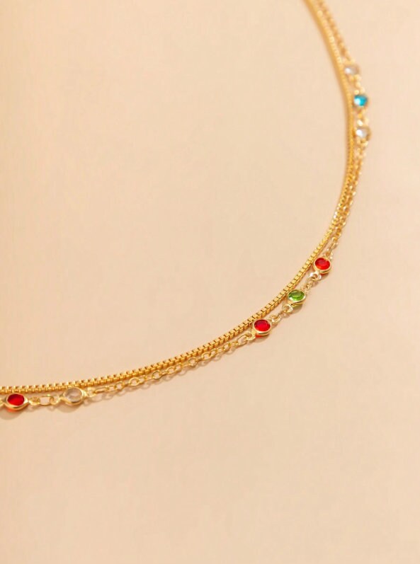 Double Layered Belly Chain S • Body Jewellery • Holiday Accessories ...