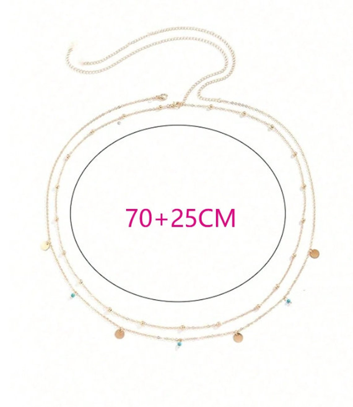 Double Layered Belly Chain S Body Jewellery Holiday Accessories ...