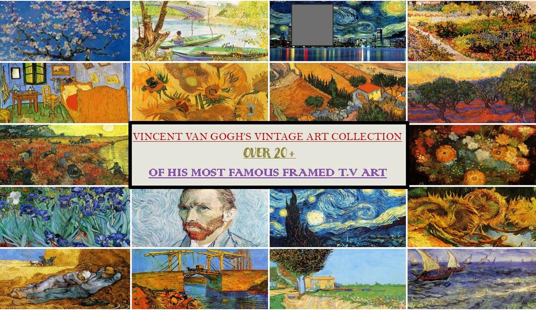 Van Gogh TV Art Collection 20 Iconic Van Gogh Art Pieces for Samsung ...