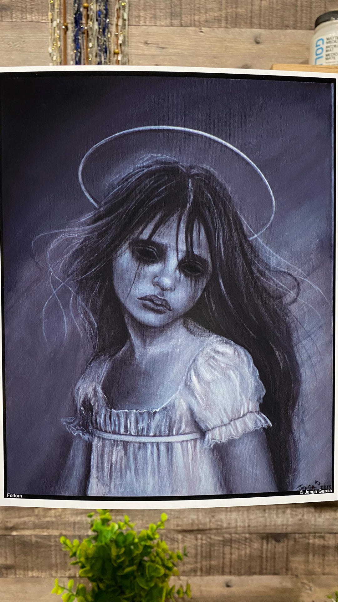 Dark Angel Gothic Macabre Fallen Lost Hurt Pain Art Print Emo Moody - Etsy