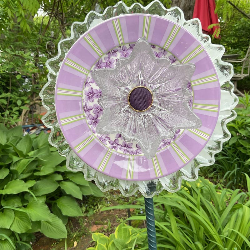 Ceramic Flower Plate - Etsy